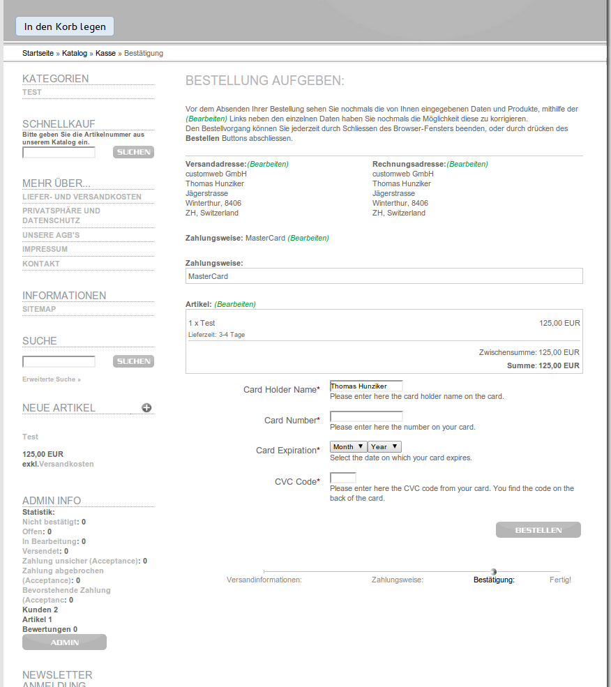 customweb GmbH - Lloyds Cardnet Payment-Extension for Magento