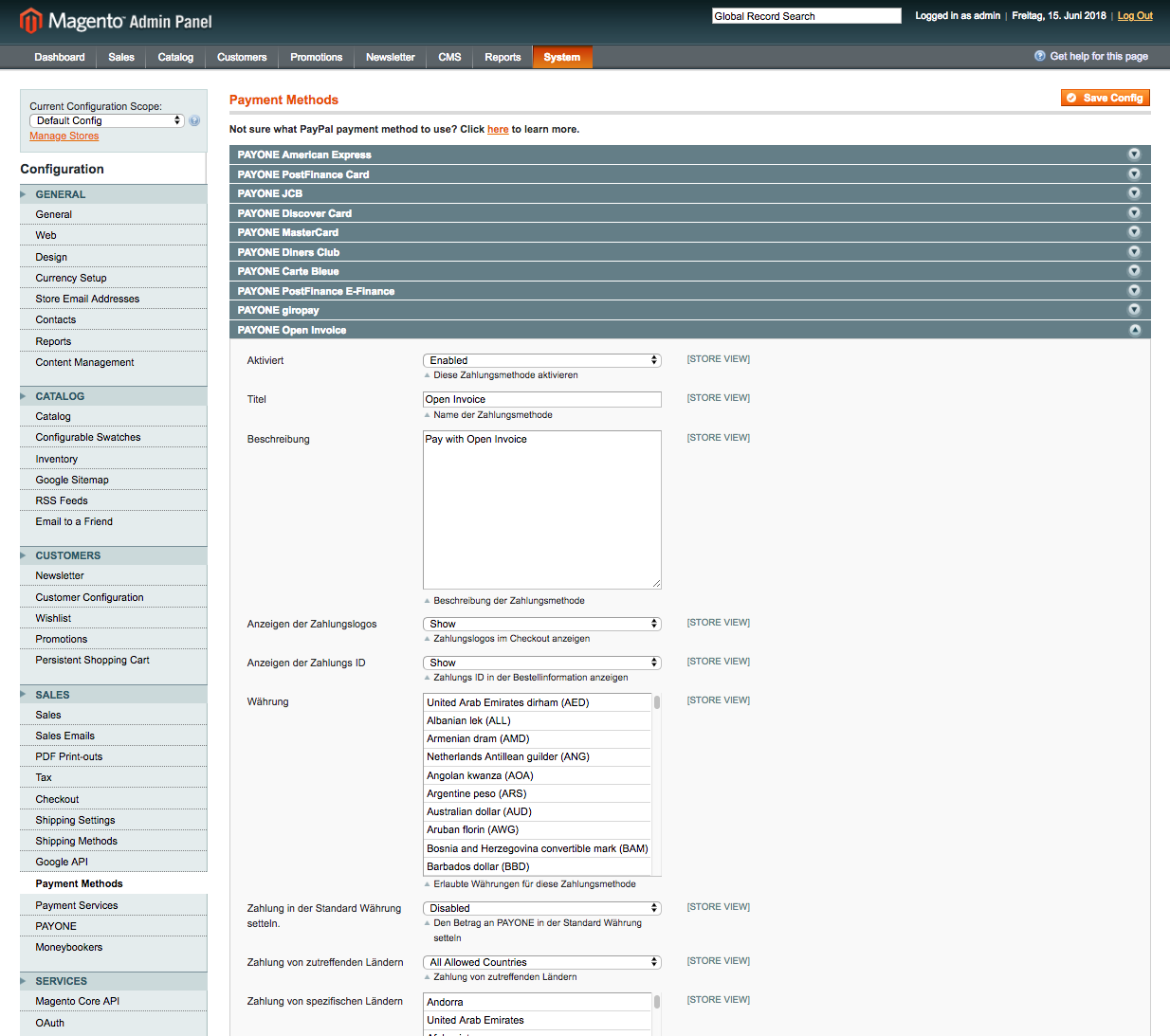 customweb GmbH - Magento PAYONE Payment Plugin