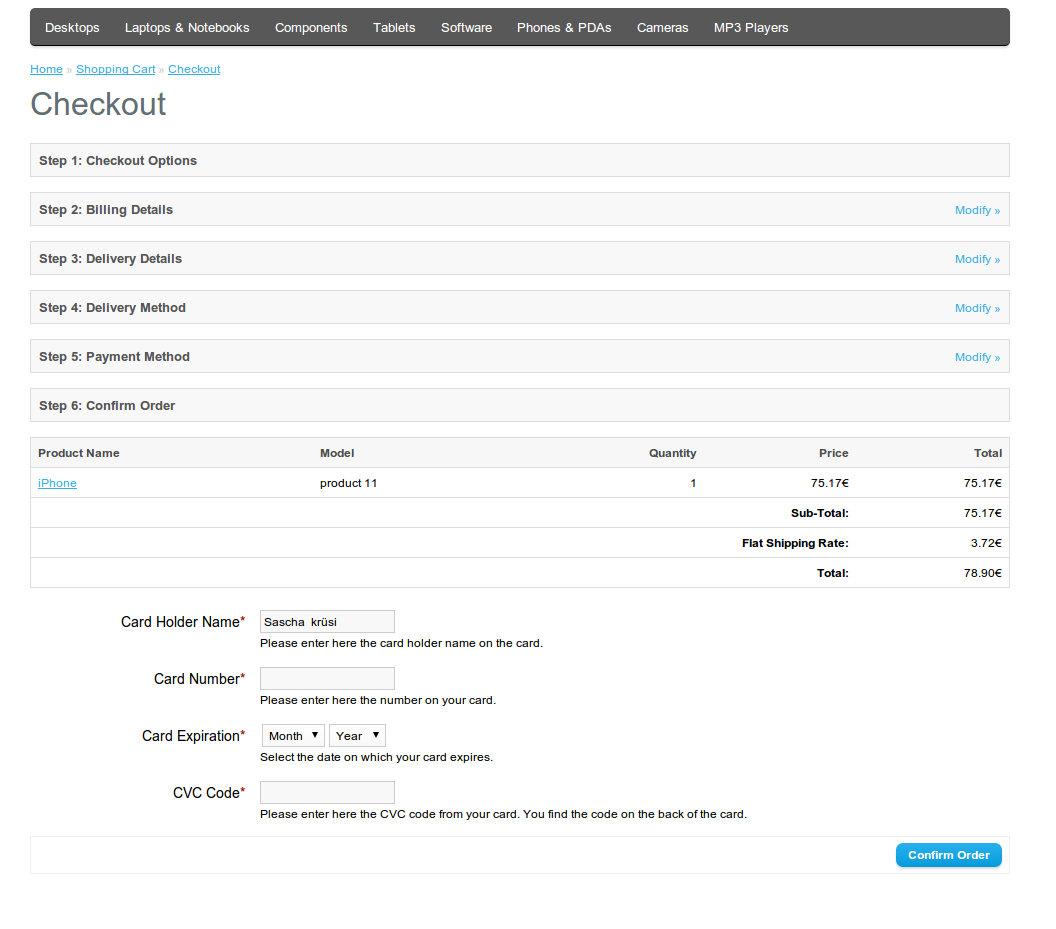 customweb GmbH - OpenCart Ingenico (Ogone) Payment Extension