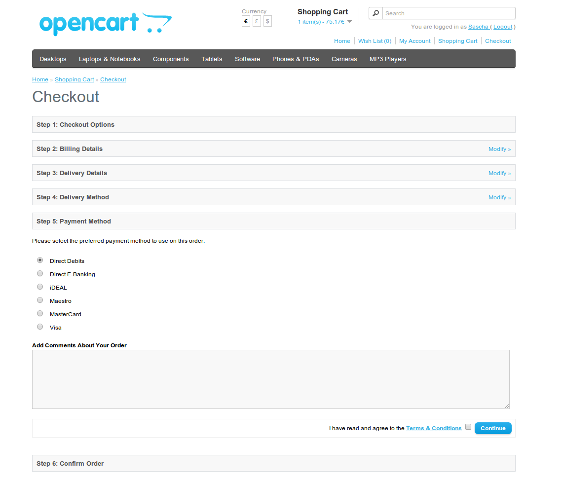 customweb GmbH - OpenCart Ingenico (Ogone) Payment Extension